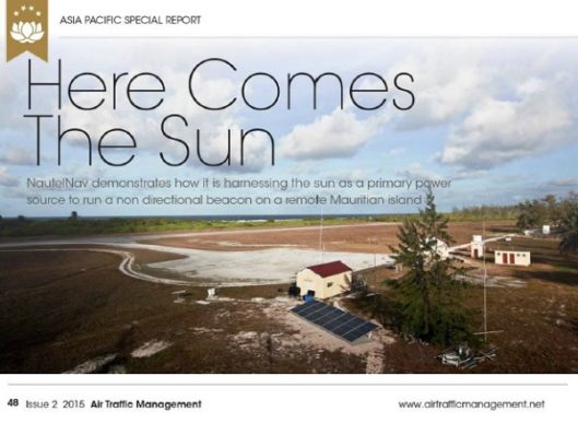 Here Comes The Sun; NautelNav Harnesses Sun to run NDB - Nautel Nav